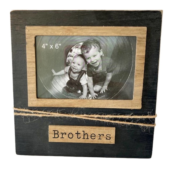 Young's | Accents | Brothers Wood Picture Frame For Siblings Twins ...